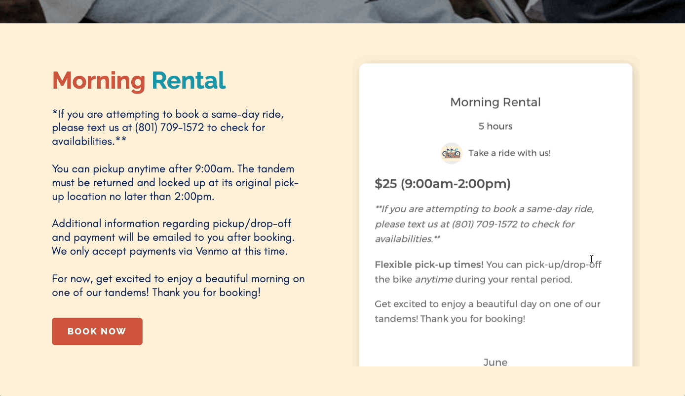 Boost resource bookings by adding CozyCal to your website